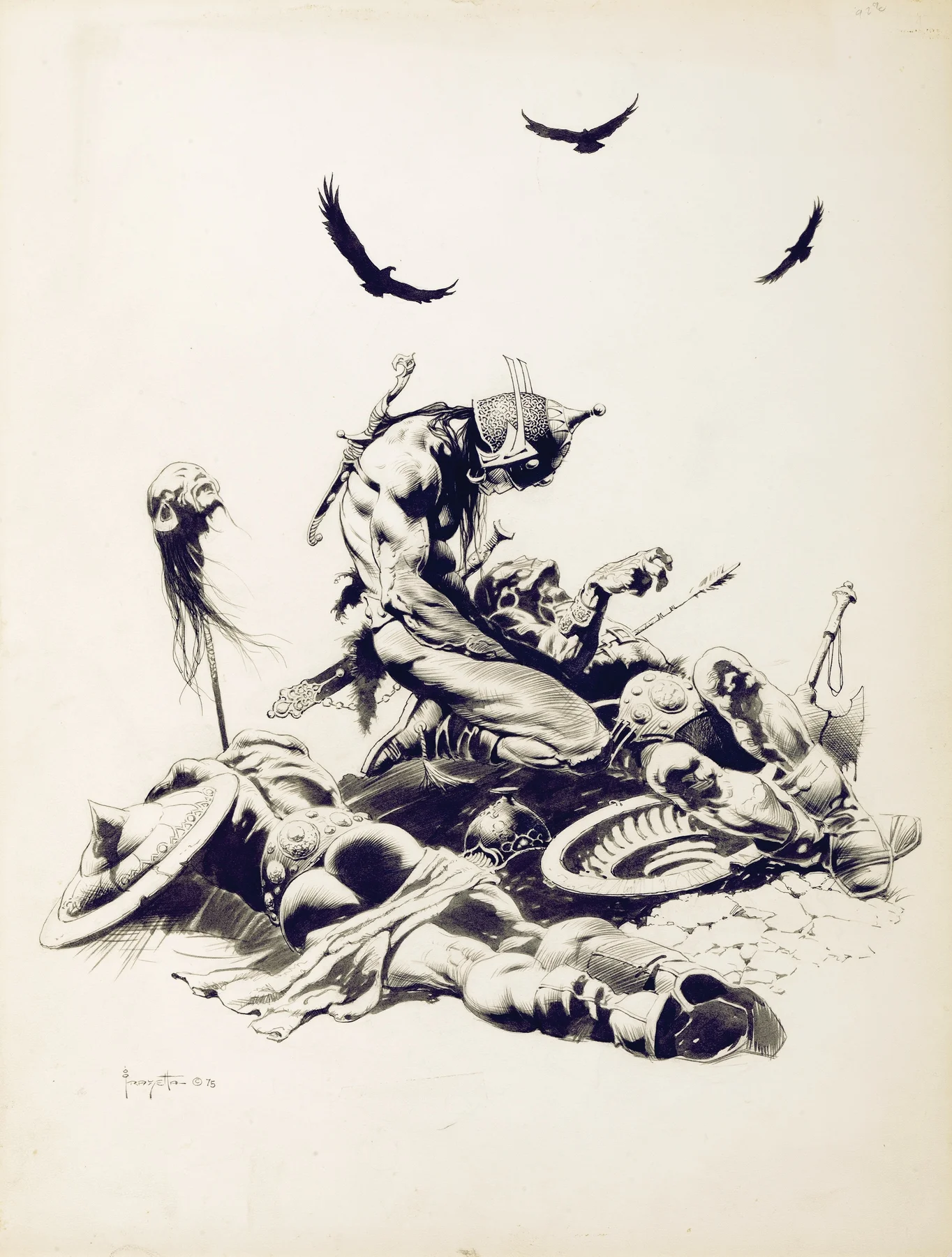 Stunning Collection of Frank Frazetta Fantasy Art Is Going Up For Sale ...