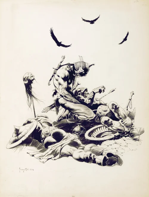 Stunning Collection of Frank Frazetta Fantasy Art Is Going Up For Sale ...