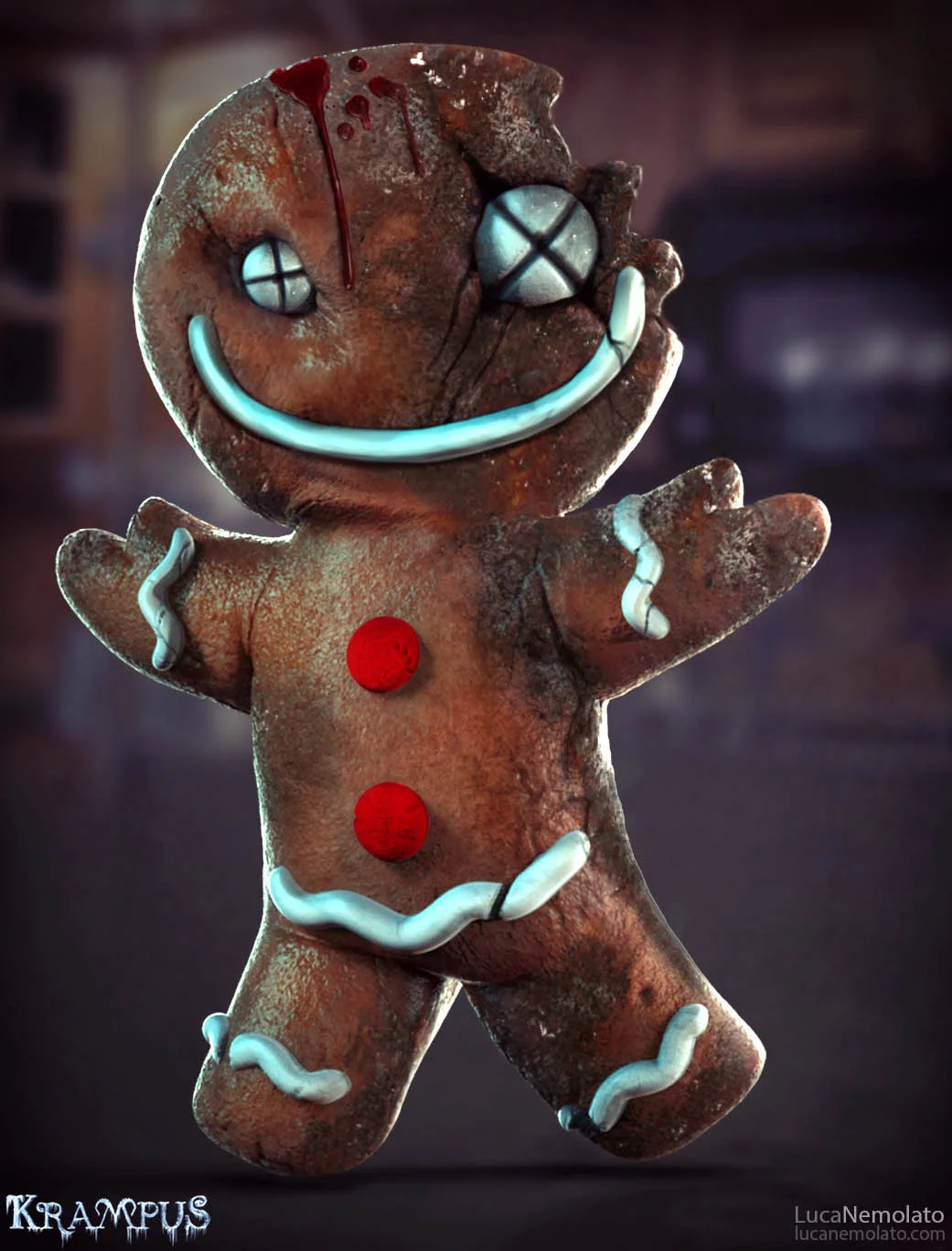 KRAMPUS Concept Art Shows Demonic Gingerbread Men Evil Elves And krampus-concept-art-shows-demonic-gingerbread-men-evil-elves-and