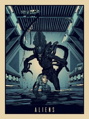 Cool Geek Film Poster Art For ALIENS, THE MARTIAN, THE LOST BOYS, and ...
