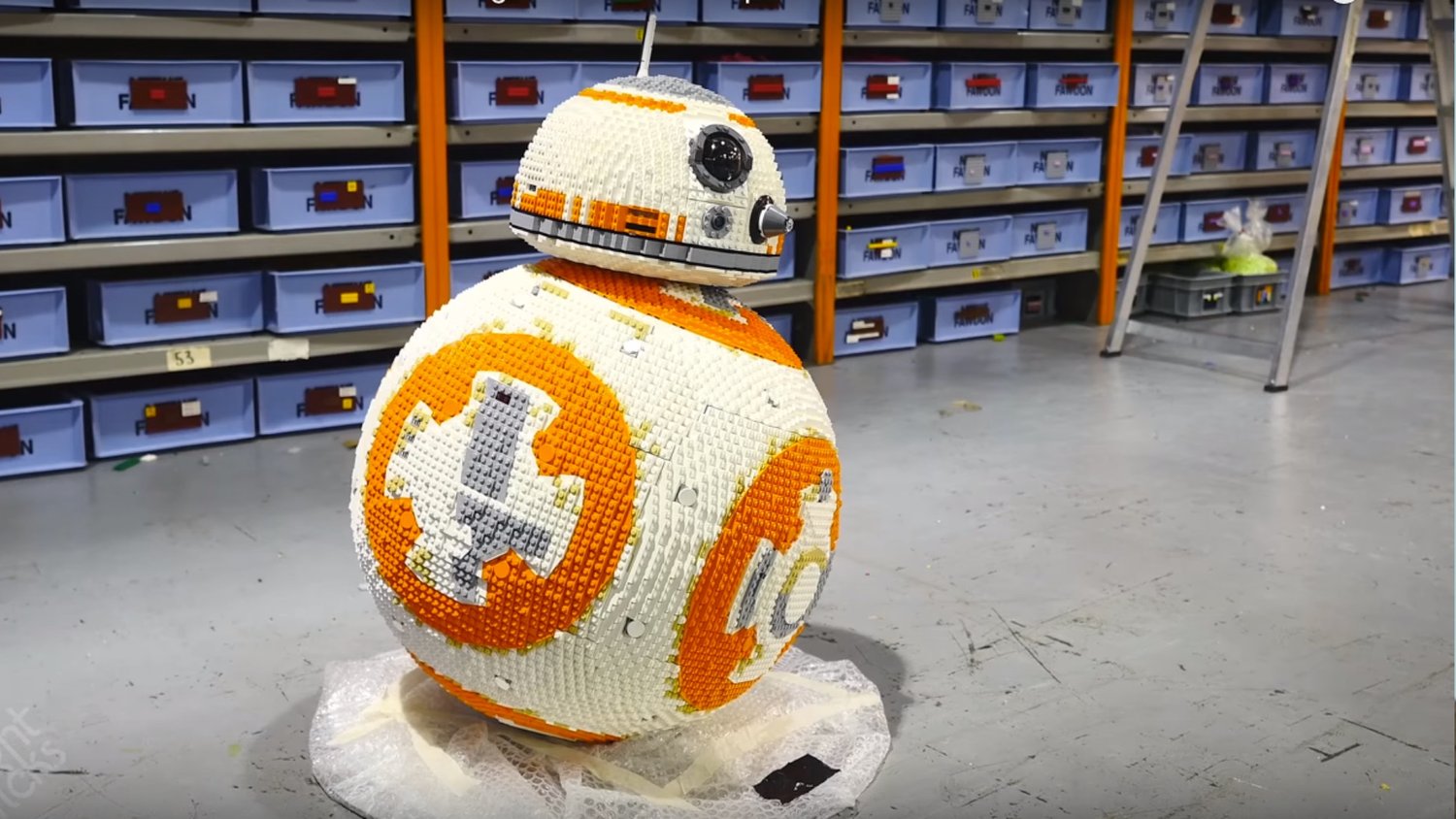 Custom Made Life-Size LEGO BB-8 — GeekTyrant