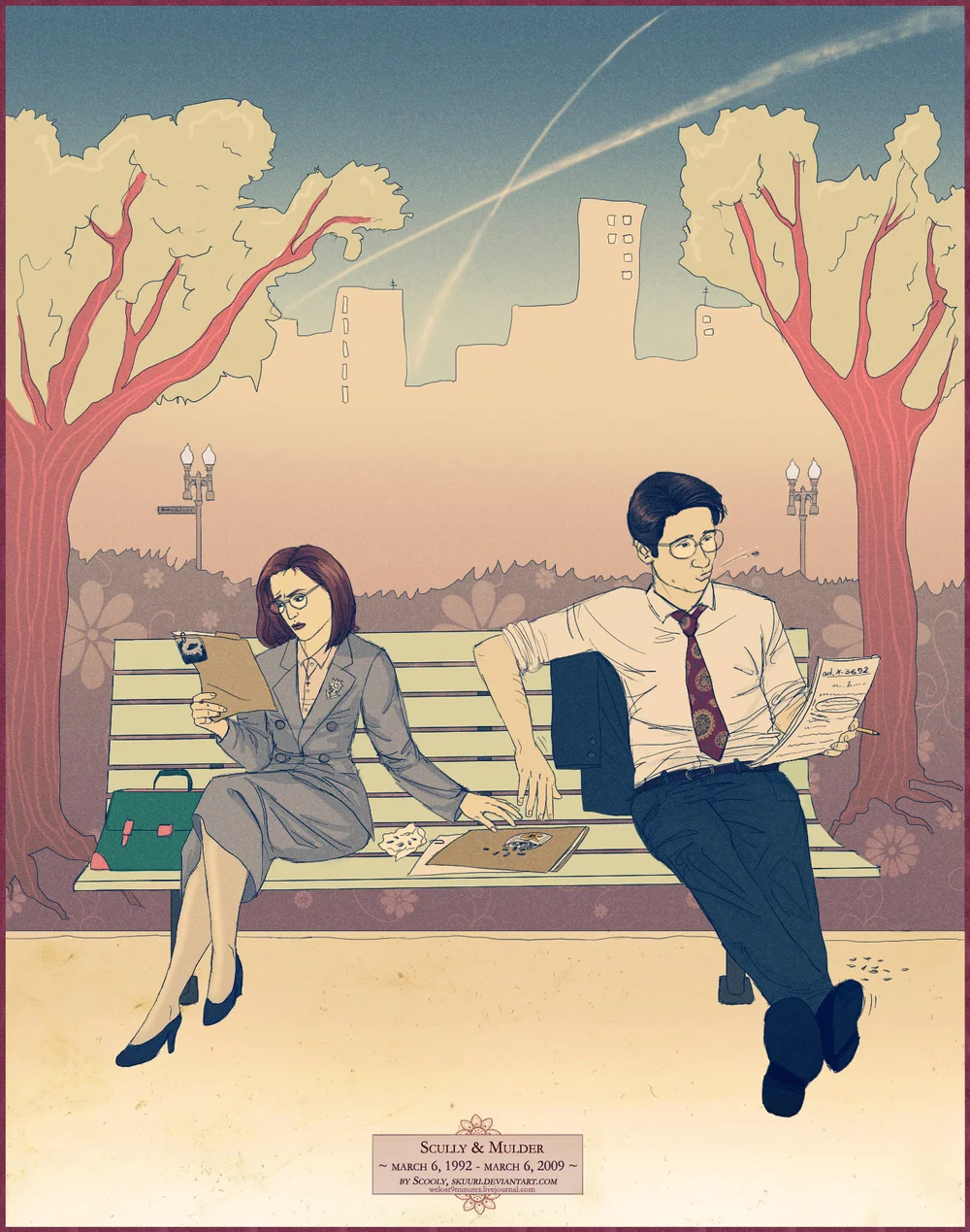 THE X-FILES Fan Art: "May In D.C." By Skuuri — GeekTyrant