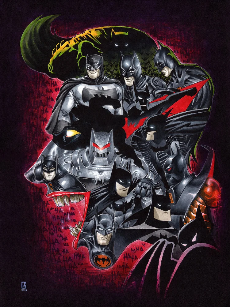 Bats In The Belfry: Awesome Joker/Batman Art by Peejay Catacutan ...