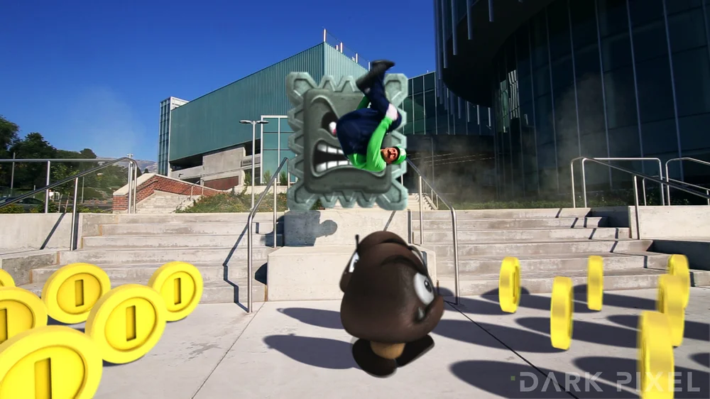 Mario And Luigi Parkour Their Way to Victory in Beautiful 4K Quality ...
