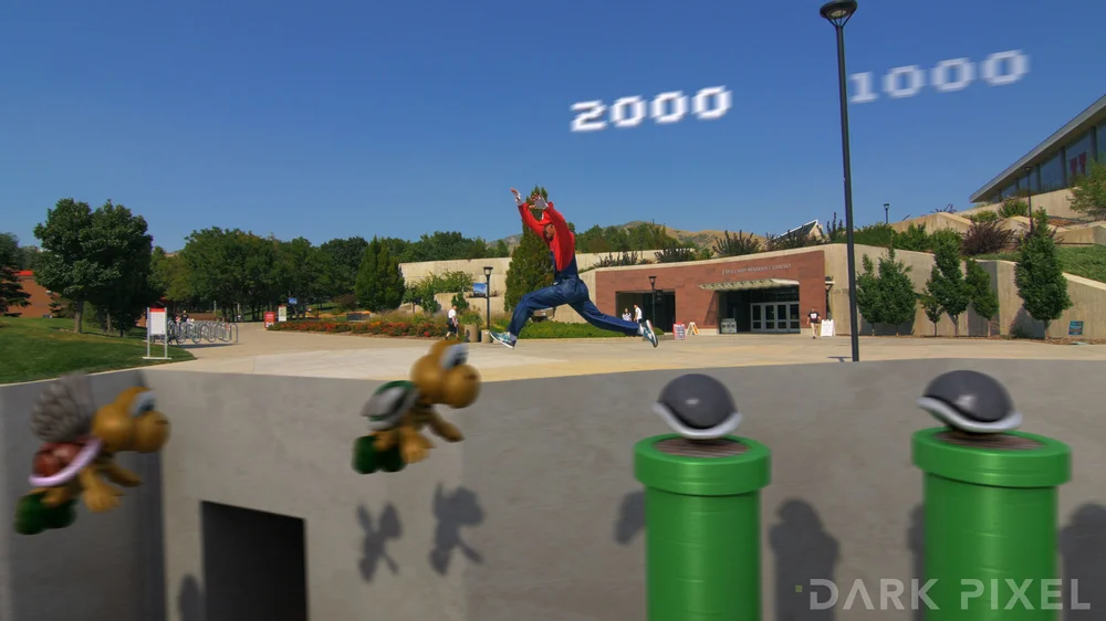 Mario And Luigi Parkour Their Way to Victory in Beautiful 4K Quality ...