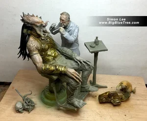 Predator Sees a Dentist in This Hilarious Fan-Made Statue — GeekTyrant