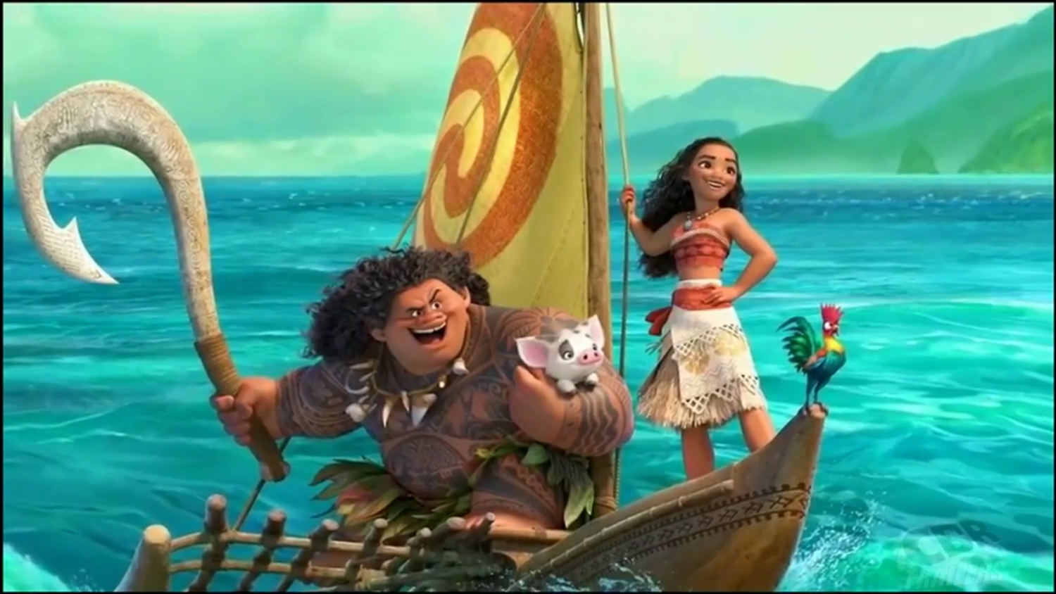 The Rock Reveals First Poster For Disney Animation's MOANA — GeekTyrant
