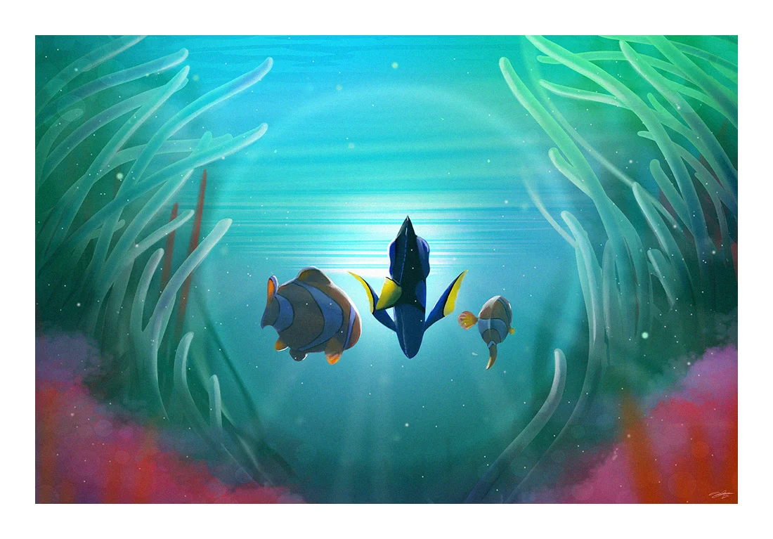 New Andy Fairhurst Art for FINDING DORY — GeekTyrant