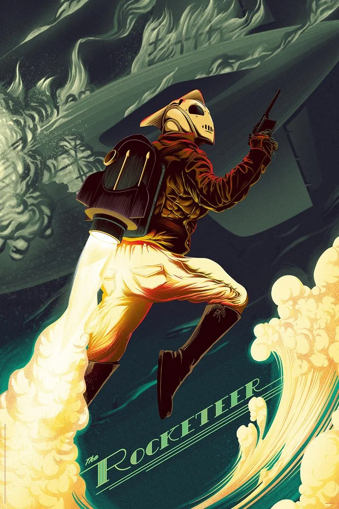 THE ROCKETEER Gets an Eye-Popping Mondo Poster — GeekTyrant