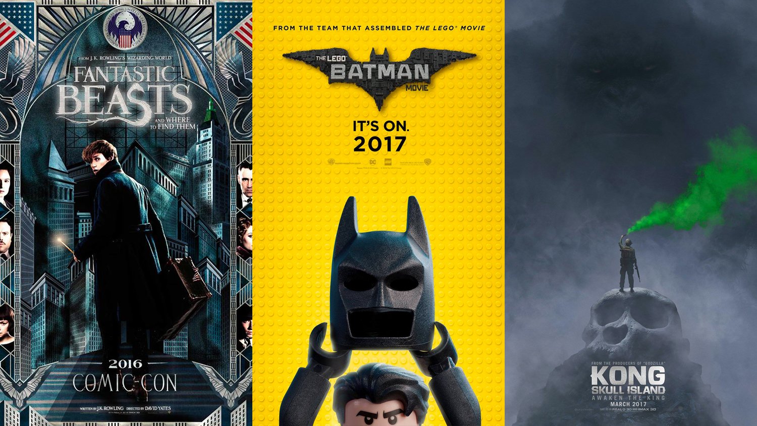 Let's Rank The New Comic-Con Posters For FANTASTIC BEASTS, SKULL ISLAND ...