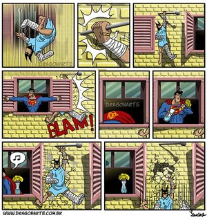 Hilarious Comic Strip Features Superman Visiting Batman in the Hospital ...