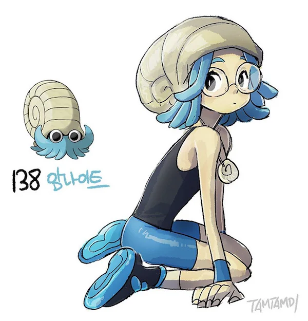 Pokémon Characters Transformed into Humans in Art Created by Tamtamdi ...