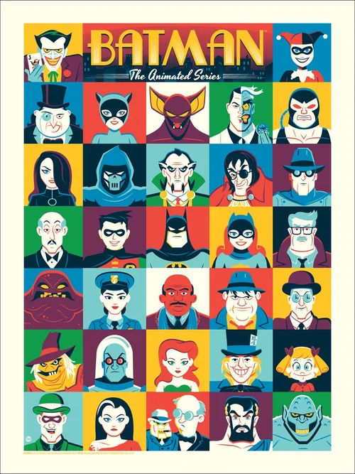 Cool Mondo Posters For BATMAN: THE ANIMATED SERIES and THE NEW BATMAN ...