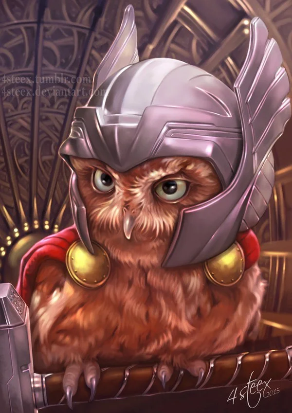 Here Are The Avengers Inexplicably Reimagined as Owls — GeekTyrant