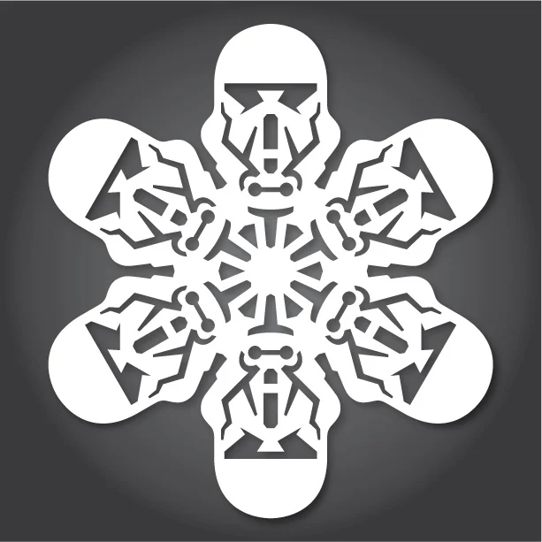 New STAR WARS-Themed Snowflakes Inspired By ROGUE ONE — GeekTyrant