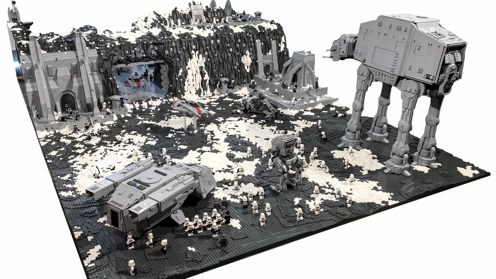 Epic 50,000 Piece LEGO STAR WARS Death Star Trench Run Diorama — GeekTyrant