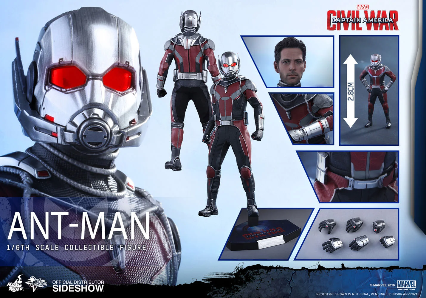 CIVIL WAR Ant-Man Sideshow Collectibles Action Figure Review — GeekTyrant