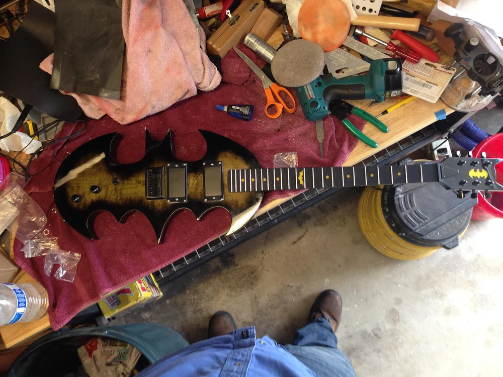 Rock Out With This Custom-Made Batman Guitar — GeekTyrant