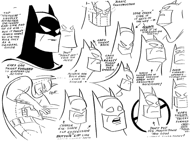 Check Out The Entire BATMAN: THE ANIMATED SERIES Writer's Bible Full of ...