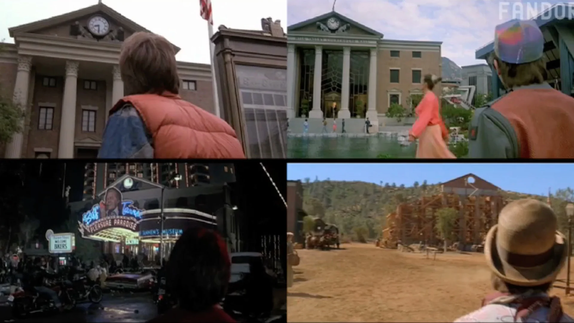 BACK TO THE FUTURE Tribute Video Compares Every Version of Hill Valley ...