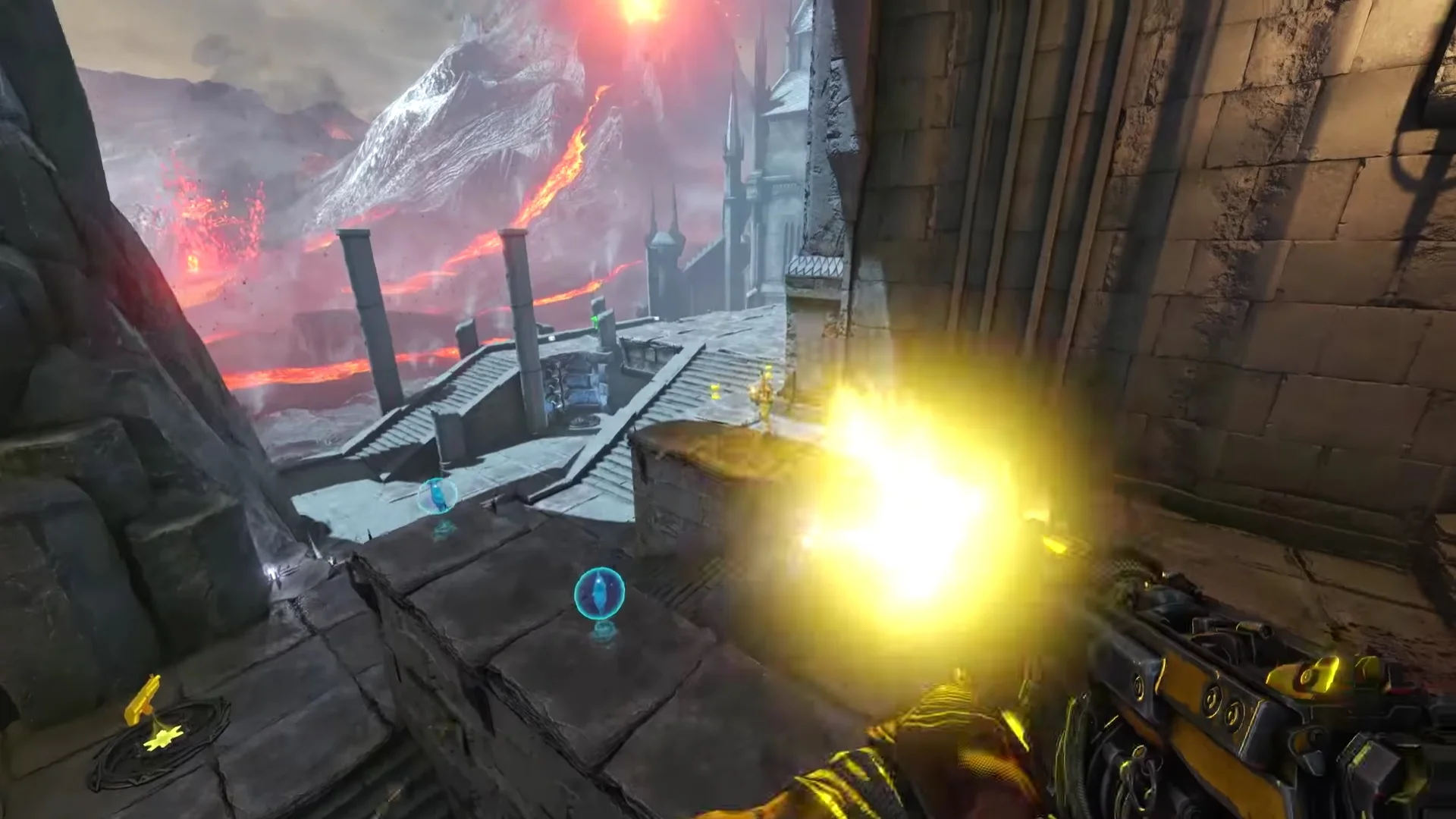 First Look At Amazing Map For QUAKE CHAMPIONS "Burial Chamber" — GeekTyrant