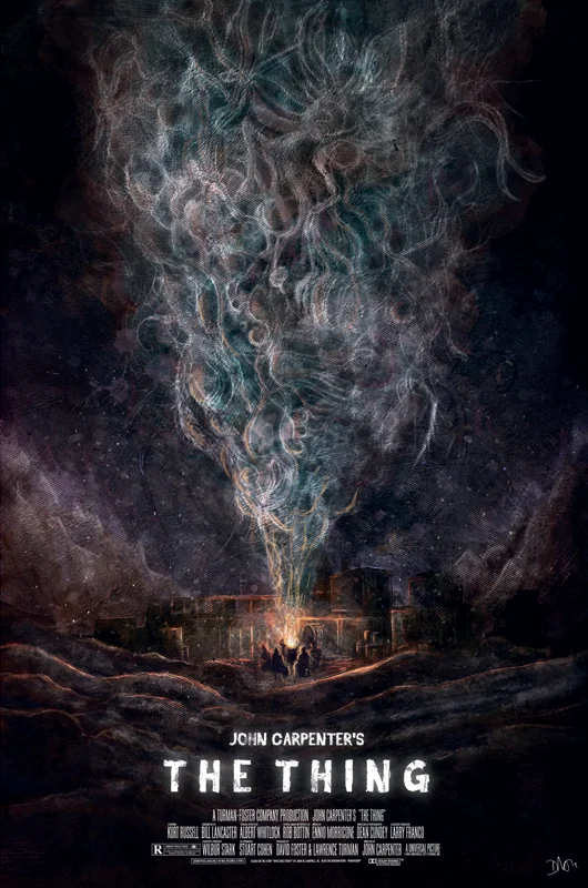 Striking Art Previewed For John Carpenter's THE THING 35th Anniversary ...