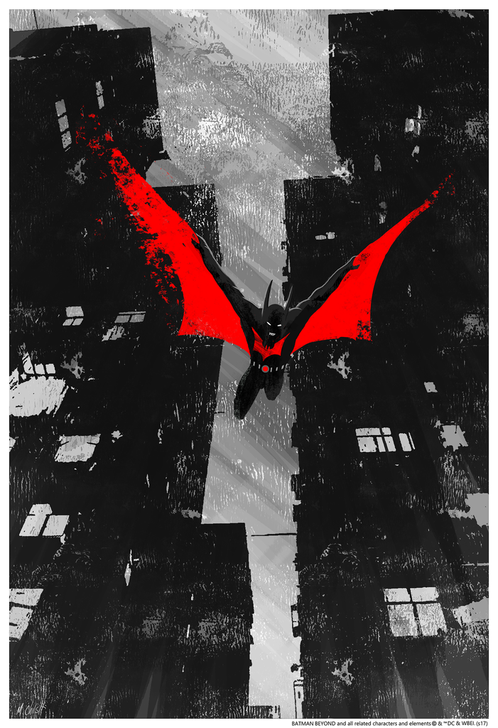 The Dark Knight Takes Flight in This Cool BATMAN BEYOND Print — GeekTyrant