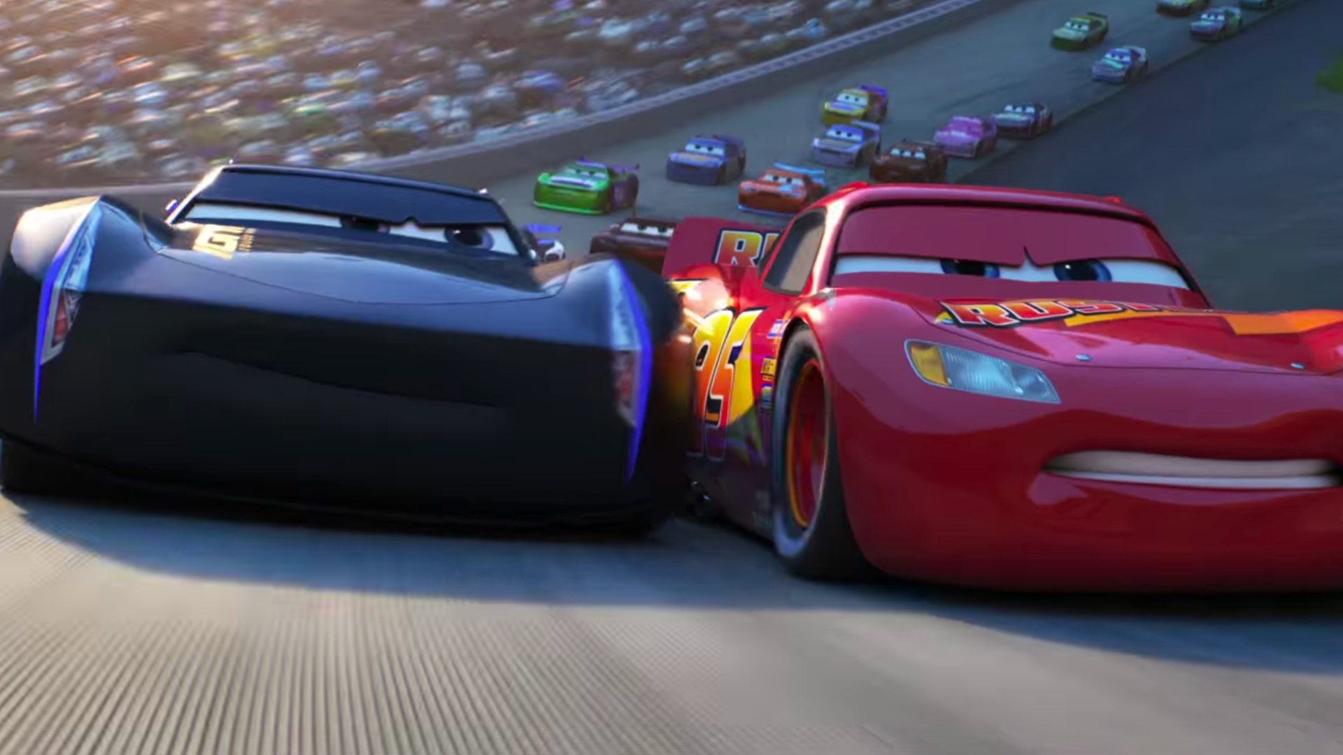Lightening McQueen Vs. Jackson Storm in New CARS 3 "Rivalry" Trailer ...