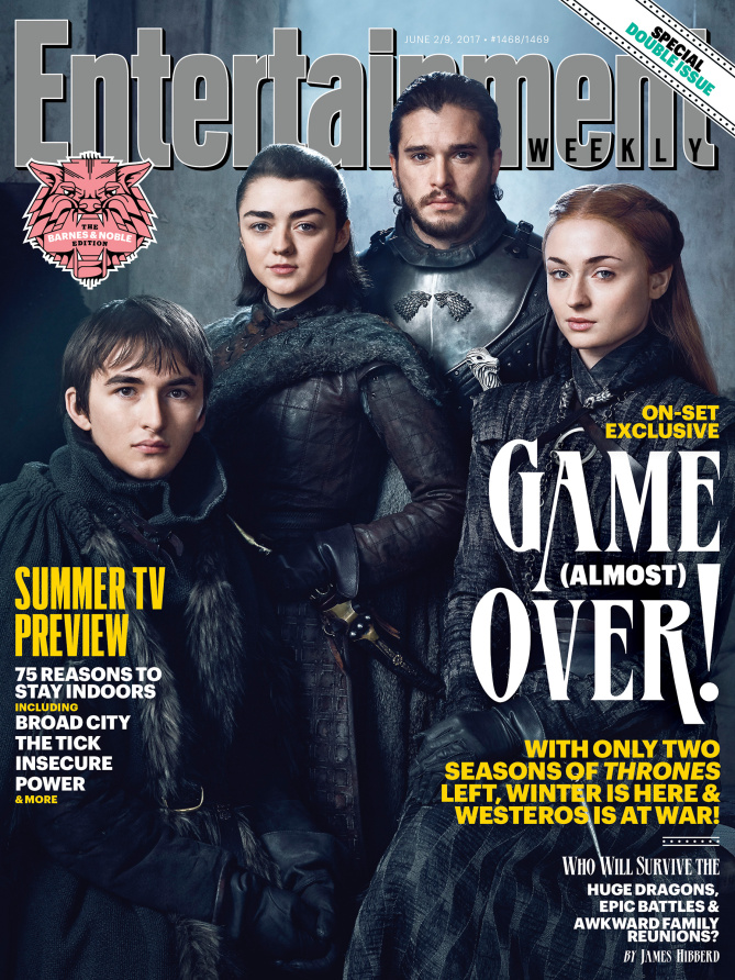 The Starks Are reunited in EW's GAME OF THRONES Season 7 Covers and ...