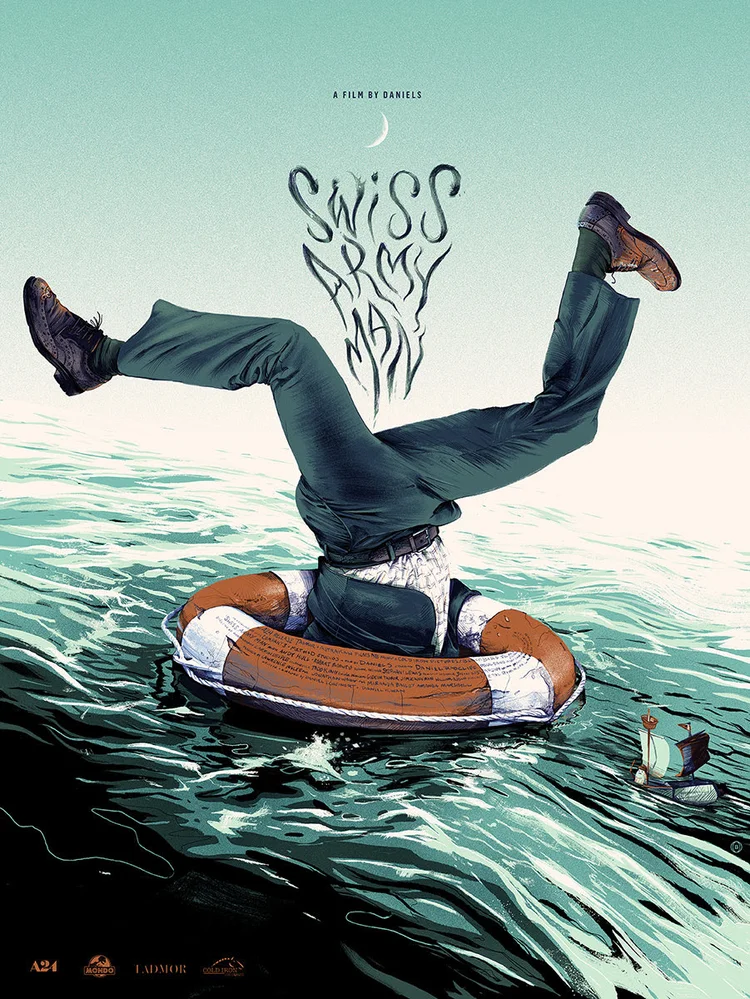 Mondo's New SWISS ARMY MAN Posters Highlight the Most Famous Aspect of ...