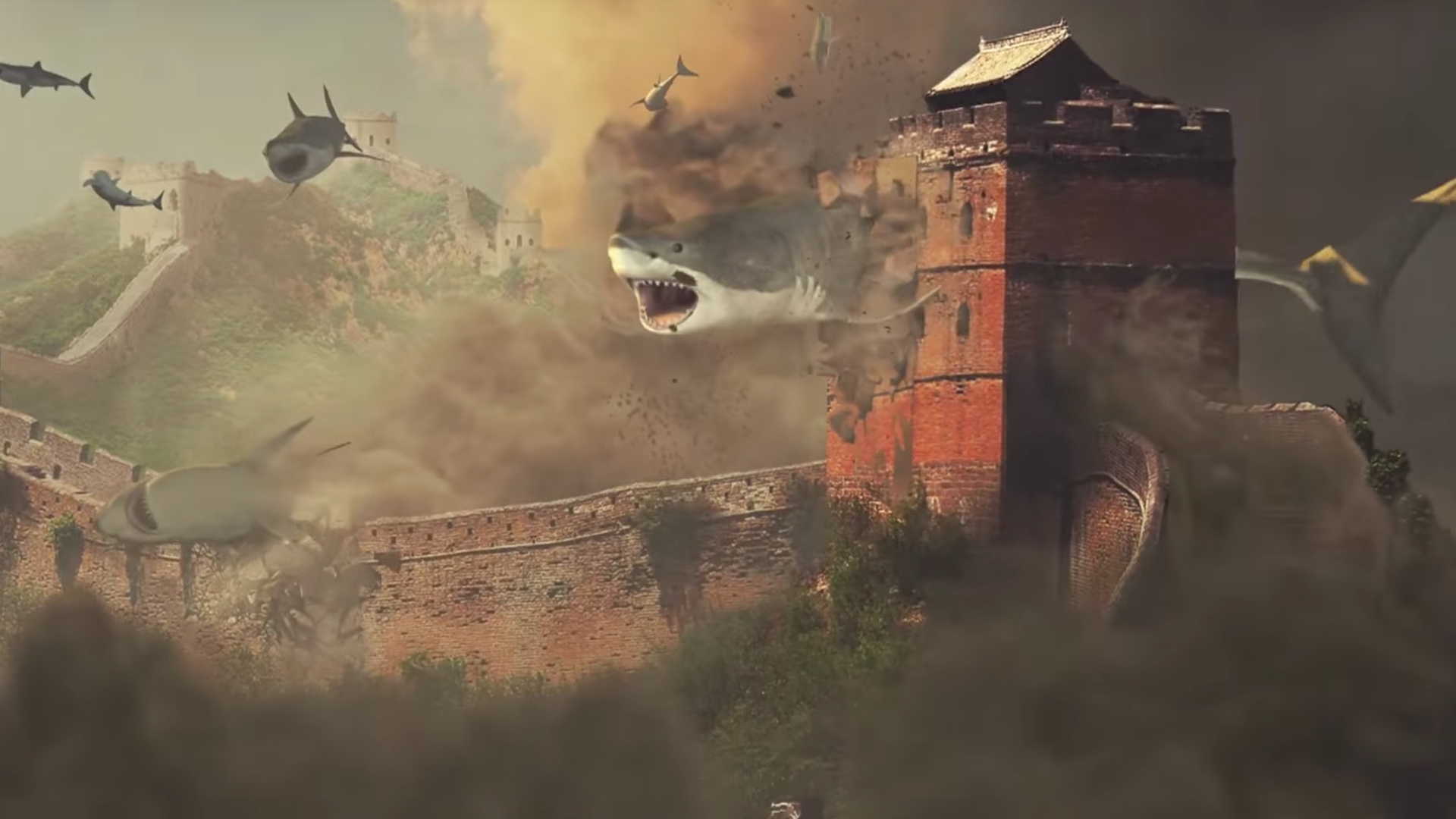 Sharks Crash Into Famous Landmarks in Ridiculous Teaser Trailer For ...