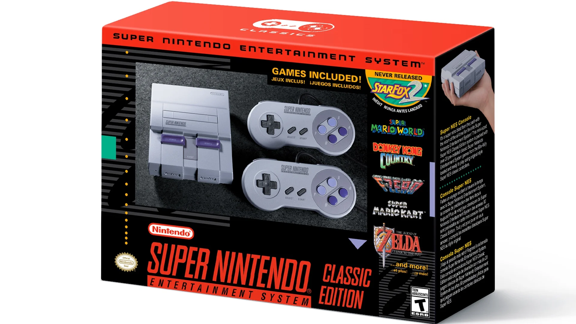 Nintendo Announces The SNES Classic Edition with 21 Games — GeekTyrant