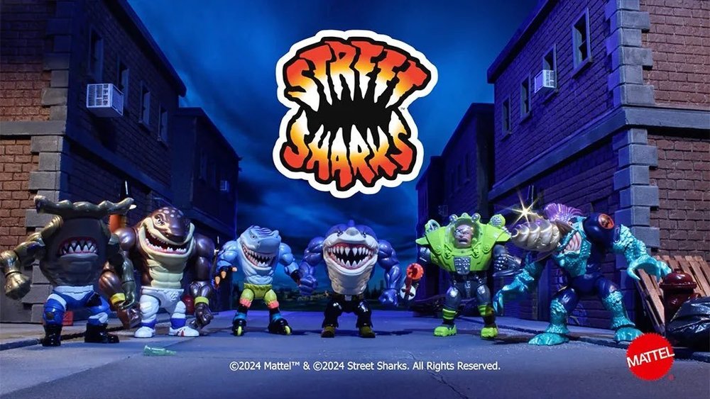 Mattel is Launching a Retro Line of STREET SHARKS Figures For Its 30th ...