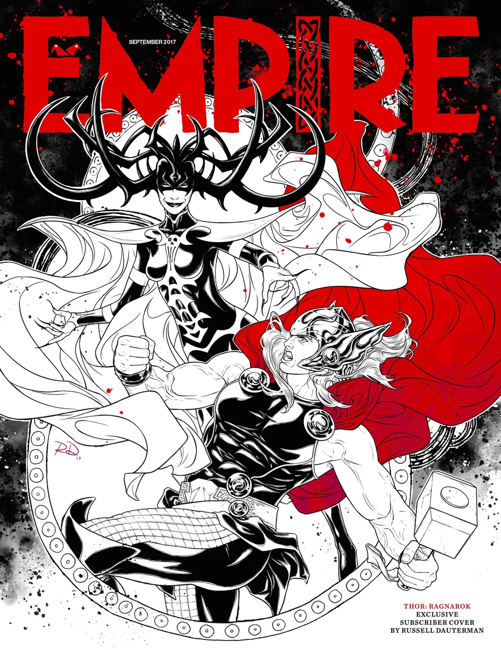 Thor Battles Hela in Cool New THOR: RAGNAROK Art For The Empire ...