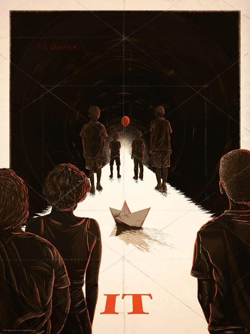 Cool Poster Art For Stephen King's IT From the Upcoming Gallery1988 IT ...