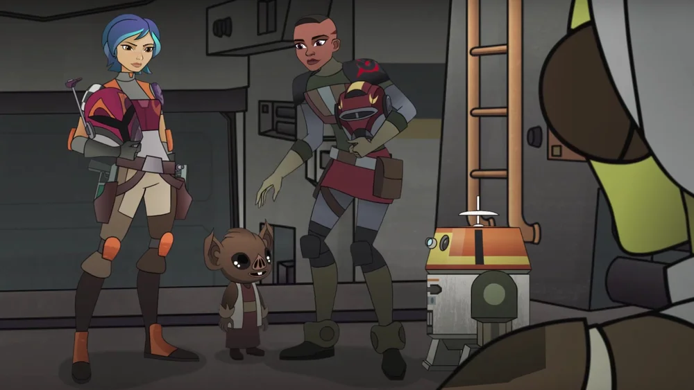 New Animated FORCES OF DESTINY Short Features STAR WARS REBELS' Sabine ...