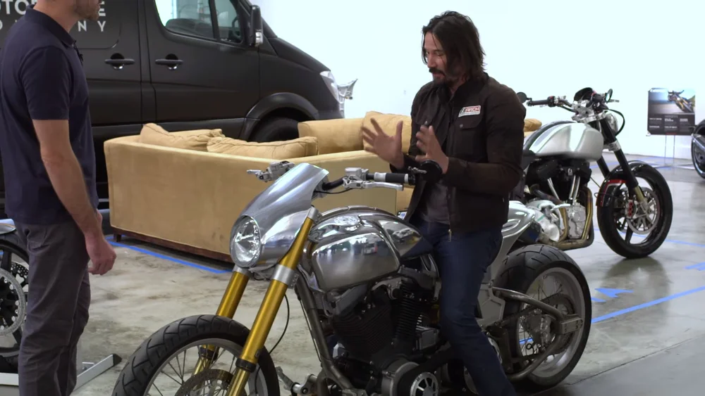 Keanu Reeves Builds Motorcycles In His Free Time Because He's More Of A ...