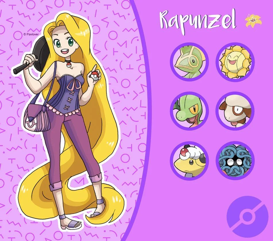 Disney Princesses Become Pokemon Trainers in Amazing Fan Art — GeekTyrant