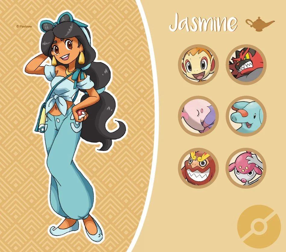 Disney Princesses Become Pokemon Trainers in Amazing Fan Art — GeekTyrant