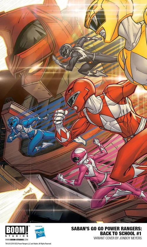 GO GO POWER RANGERS is Doing a Back to School Special Issue — GeekTyrant
