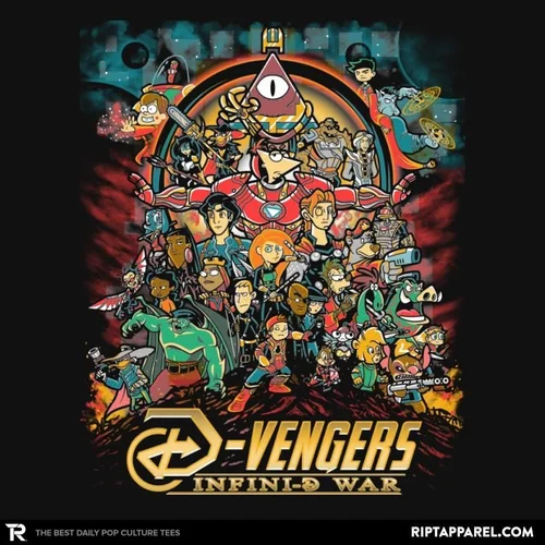 This Fan Art Shows Disney Cartoon Characters Crossed Over with the ...