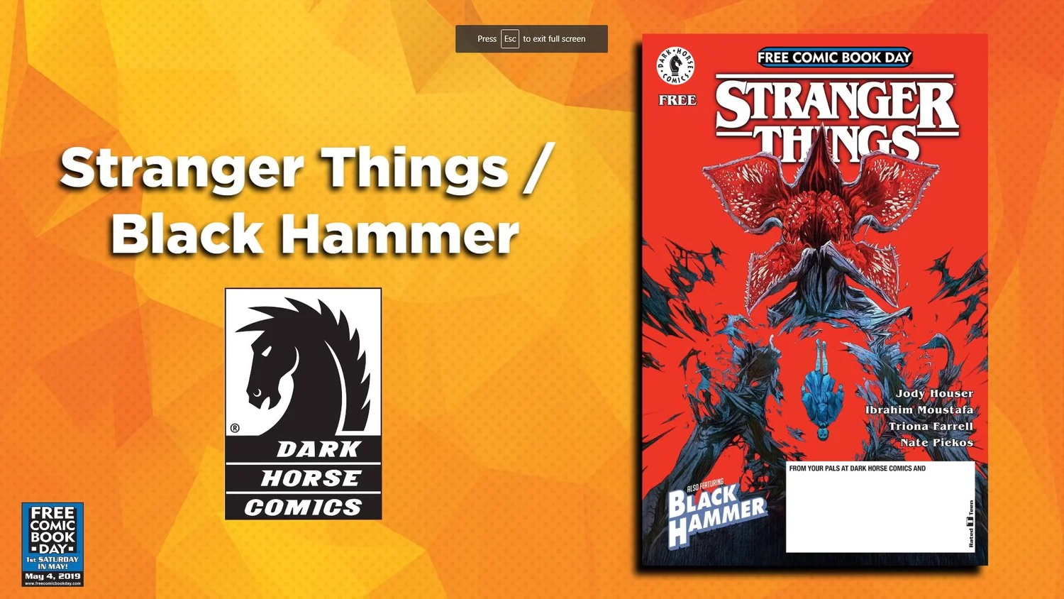 The Gold Sponsors for Free Comic Book Day 2019 Have Been Announced ...