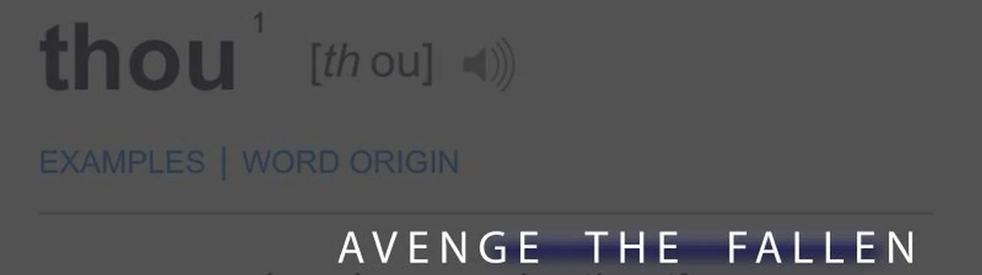 Dictionary.com Wants to Avenge Fallen Words — GeekTyrant
