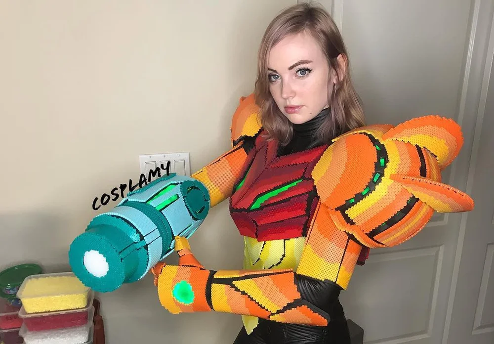 Cosplamy Uses Perler Beads to Make Cosplay Costumes — GeekTyrant