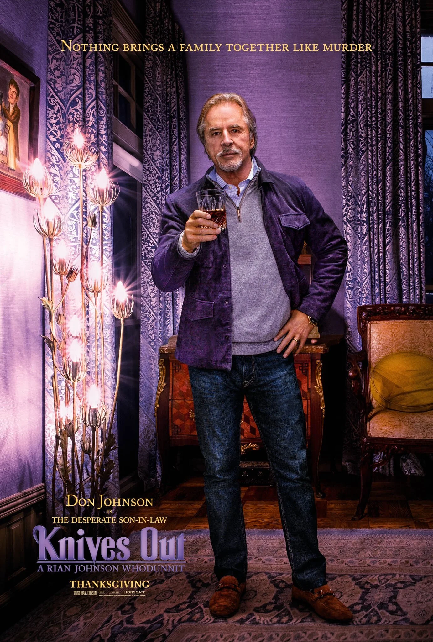 KNIVES OUT Character Posters and Character Details Shared By Rian ...