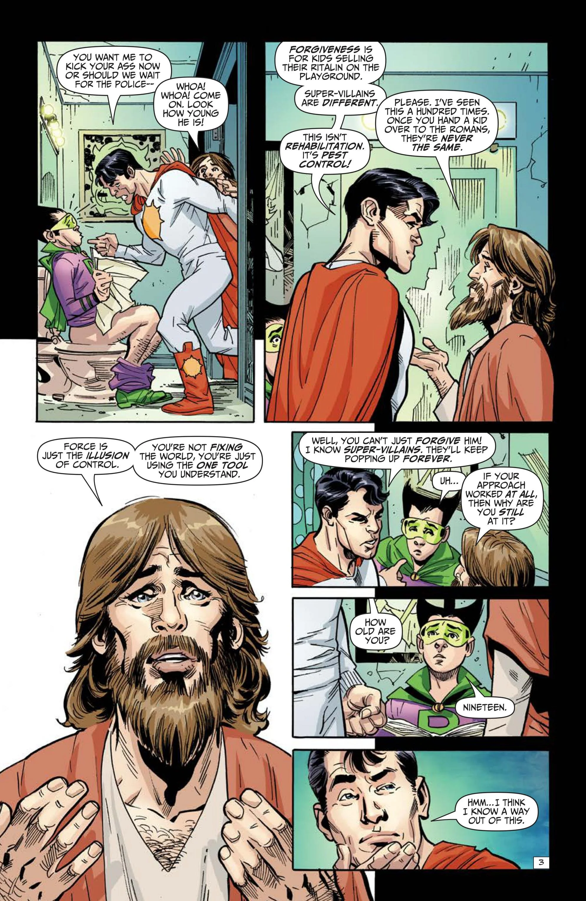 SECOND COMING #3 is Now Available - Jesus Christ Returns to Earth and Hangs Out With a Superhero ...