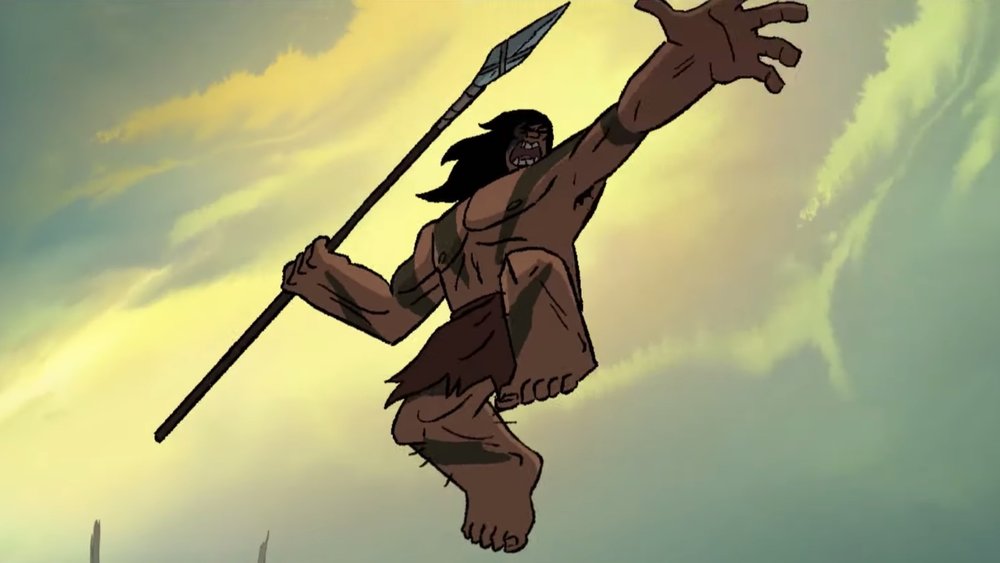 A Savage Caveman is on The Hunt With His Dinosaur in New Clip From ...