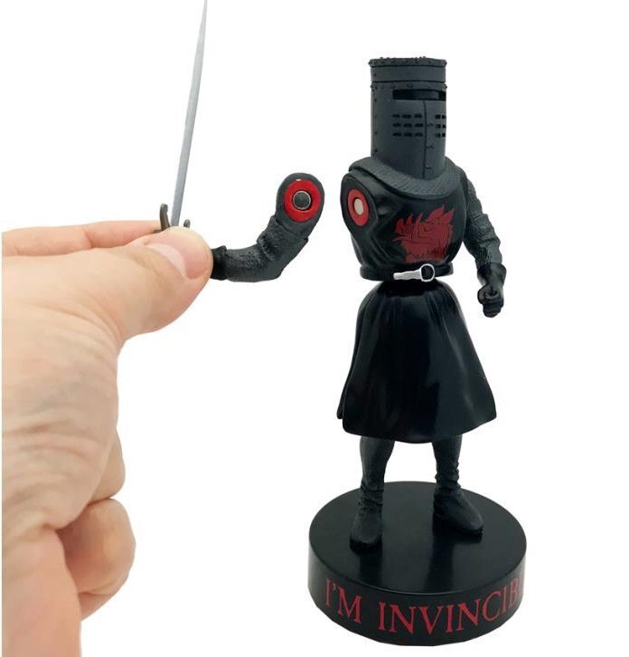Pre Order This Deluxe Talking Monty Python Black Knight Statue With Removable Arms And Hilarious