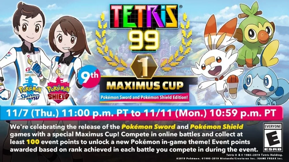 The Next TETRIS 99 Maximus Cup is POKEMON Themed — GeekTyrant