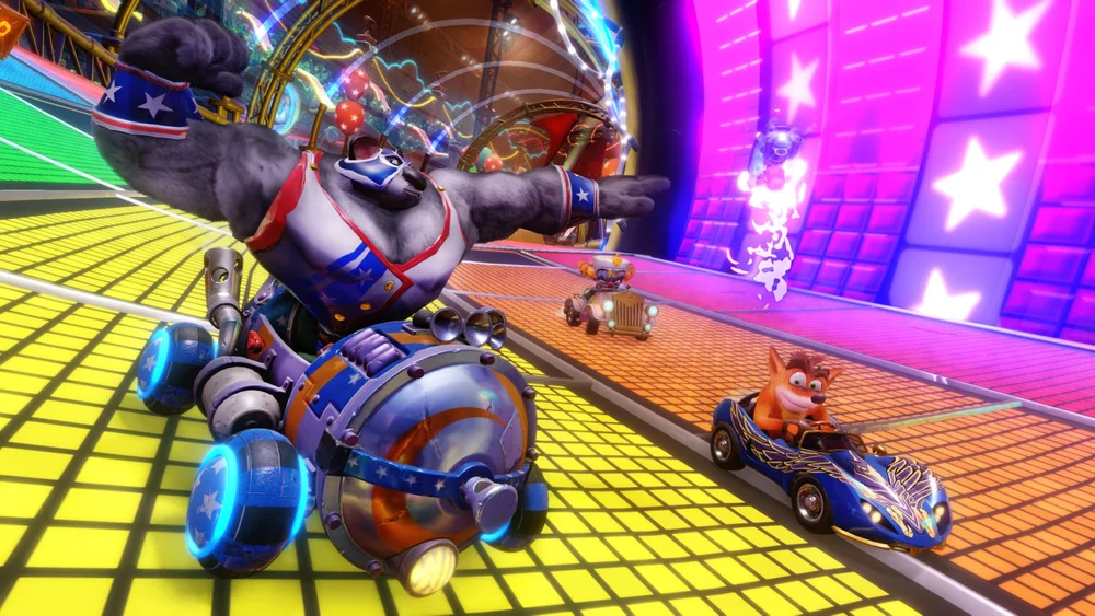 Koala Kong Enters CRASH TEAM RACING NITRO-FUELED with the Neon Circus ...